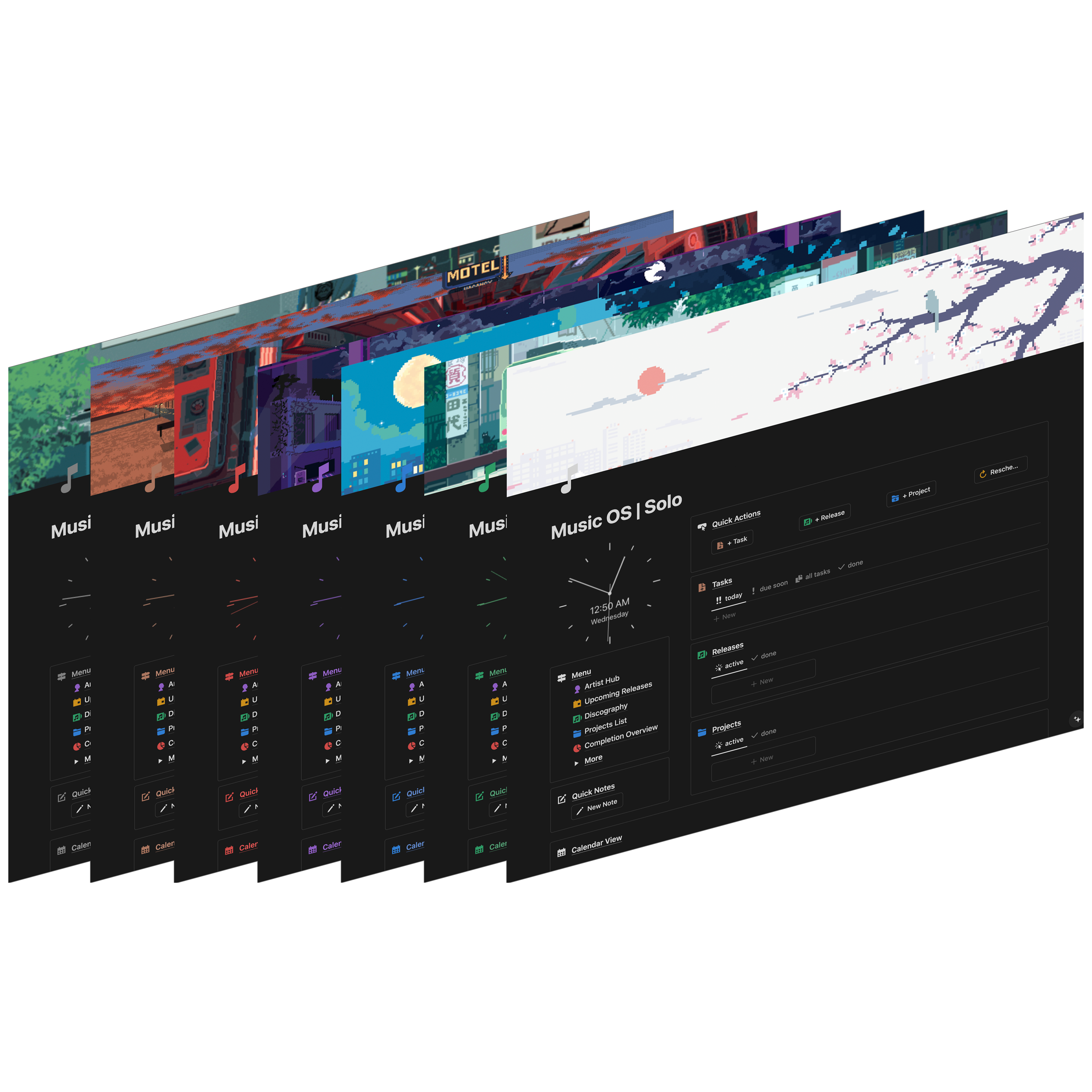 Music OS - Notion Music Production Dashboard – Raimu Sounds